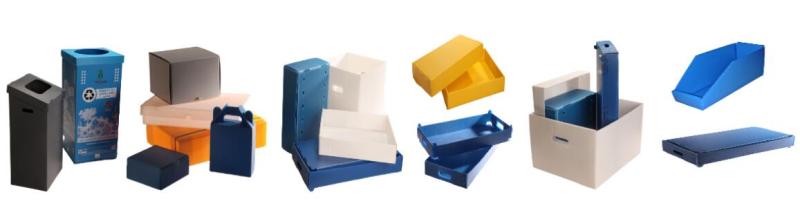 Polypropylene Plastic Corflute Archive Boxes for File Storage for File ...